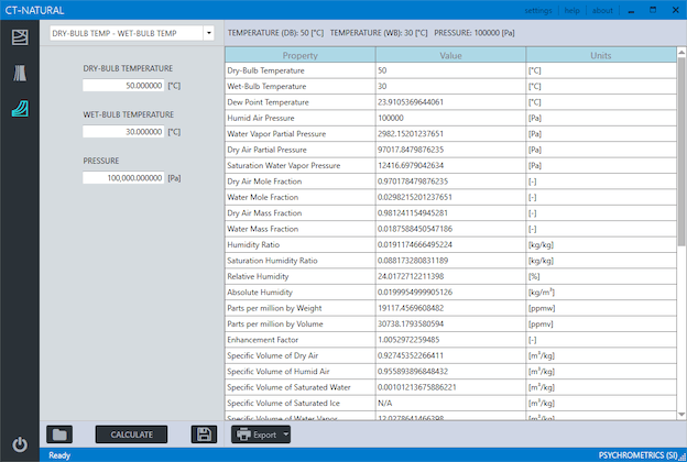 Natural Draft Cooling Tower Performance Evaluation Software